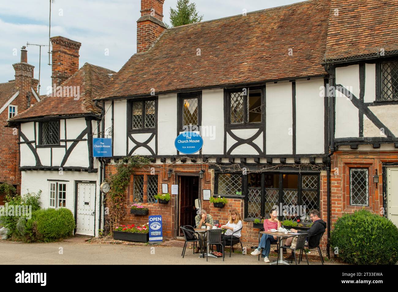 The Church Mouse Tearoom, Chilham, Kent, England Stock Photo - Alamy