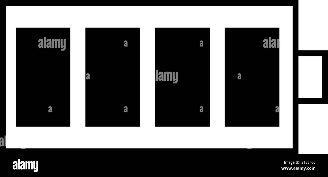Black battery outline Black and White Stock Photos & Images - Alamy