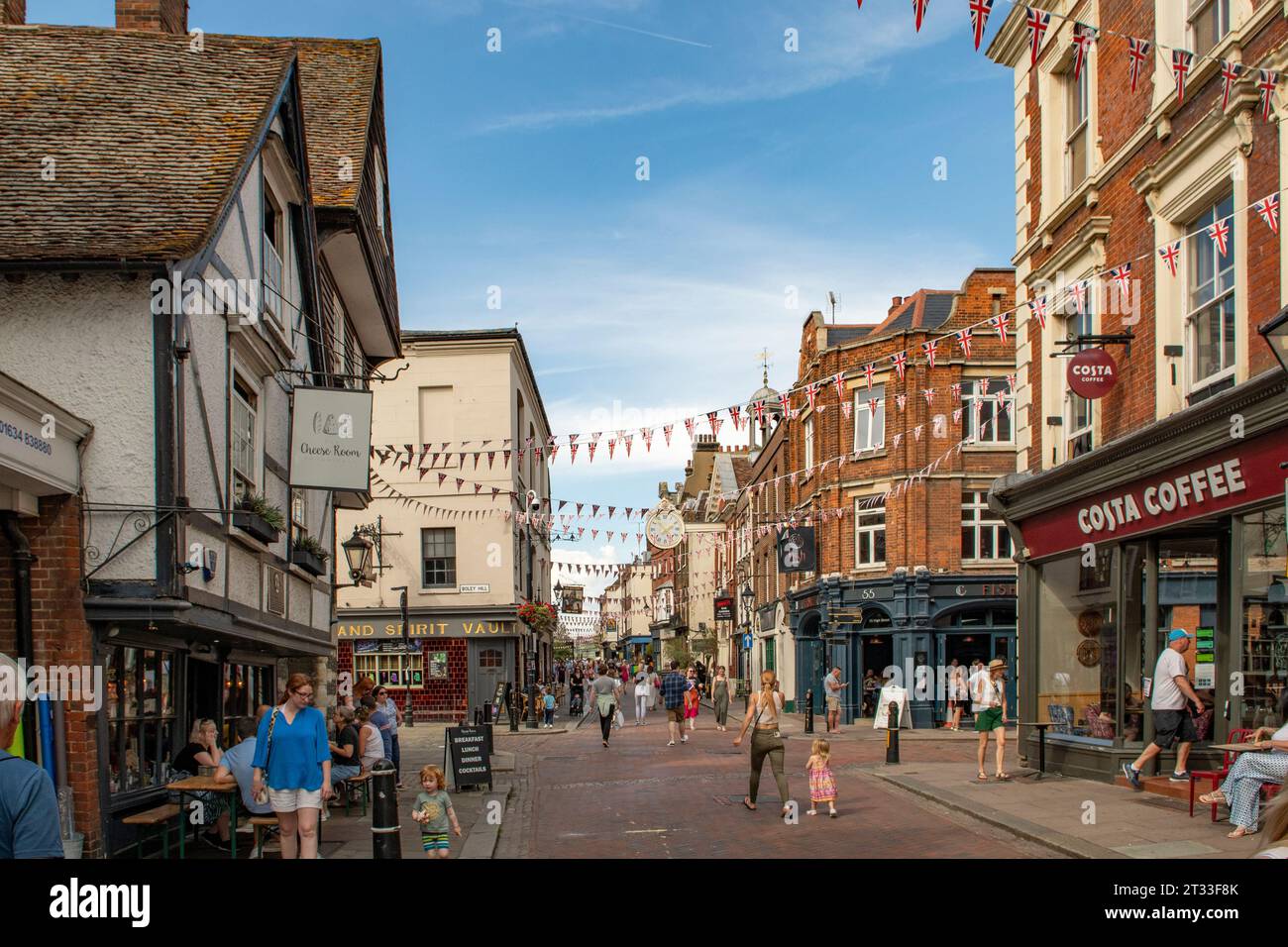 High Street, Rochester, Kent, England Stock Photo - Alamy