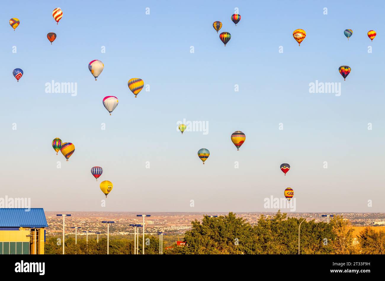 Albuquerque, New Mexico - October 7, 2023: International Hot Air ...