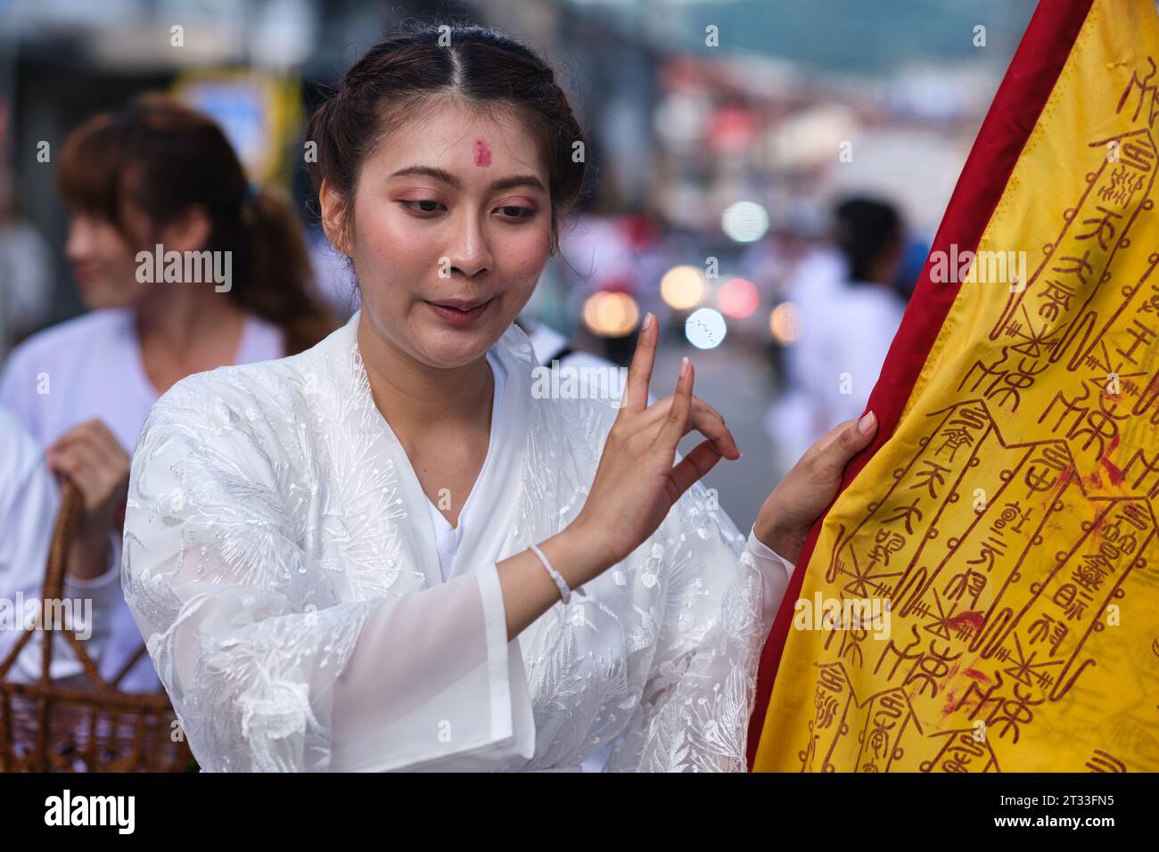 A procession during the Vegetarian Festival (Nine Emperor Gods Festival ...