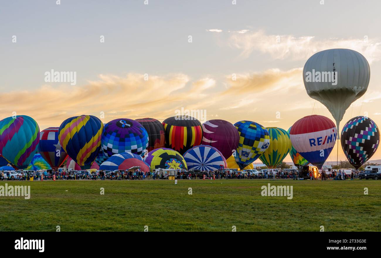 Albuquerque, New Mexico - October 7, 2023: International Hot Air ...