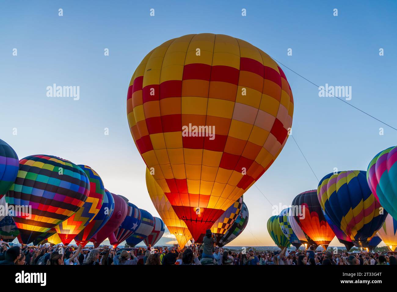 Albuquerque, New Mexico - October 7, 2023: International Hot Air ...