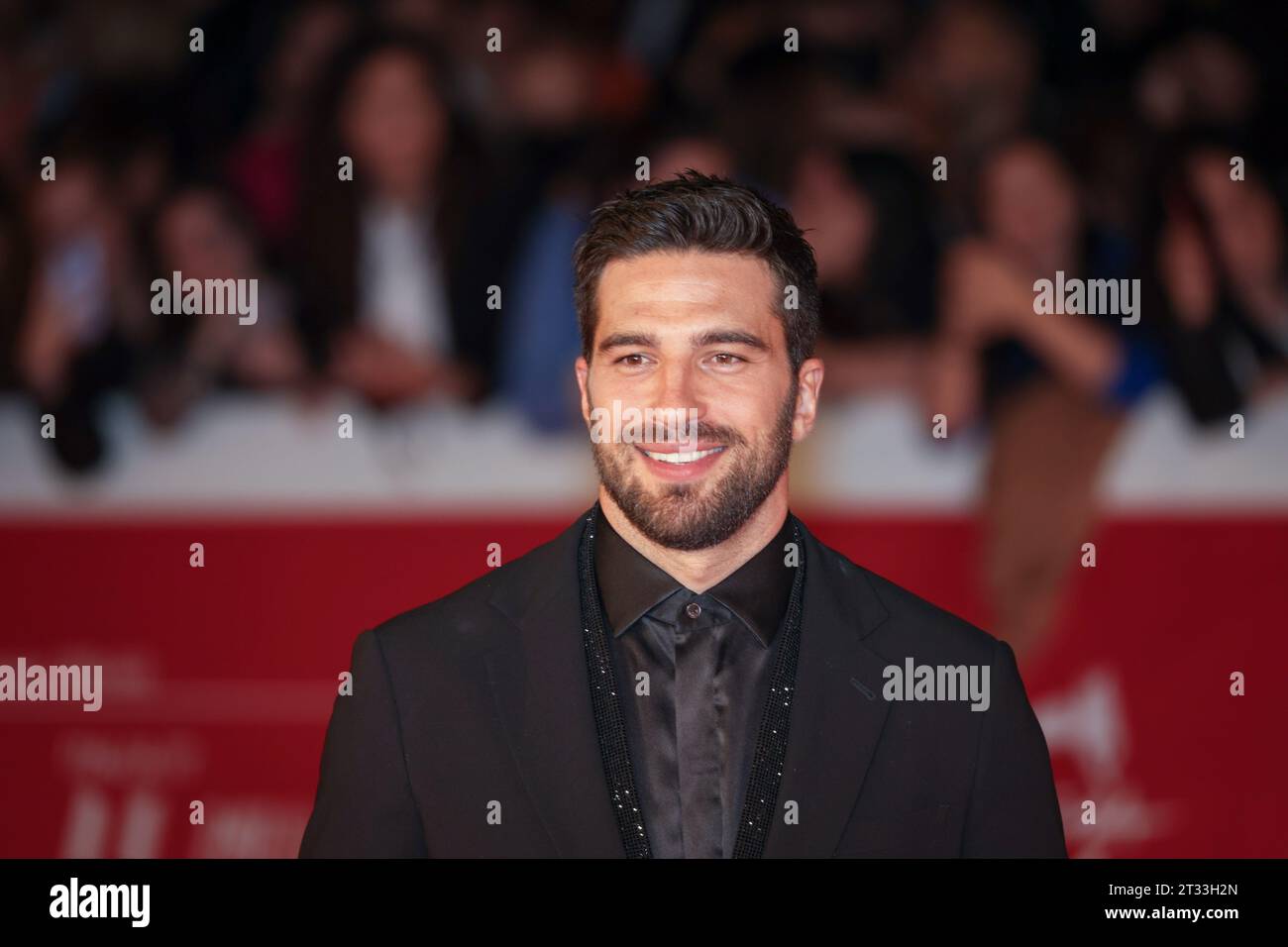 Rome, Italy - October 22, 2023: Alvise Rigo attends the red carpet of ...