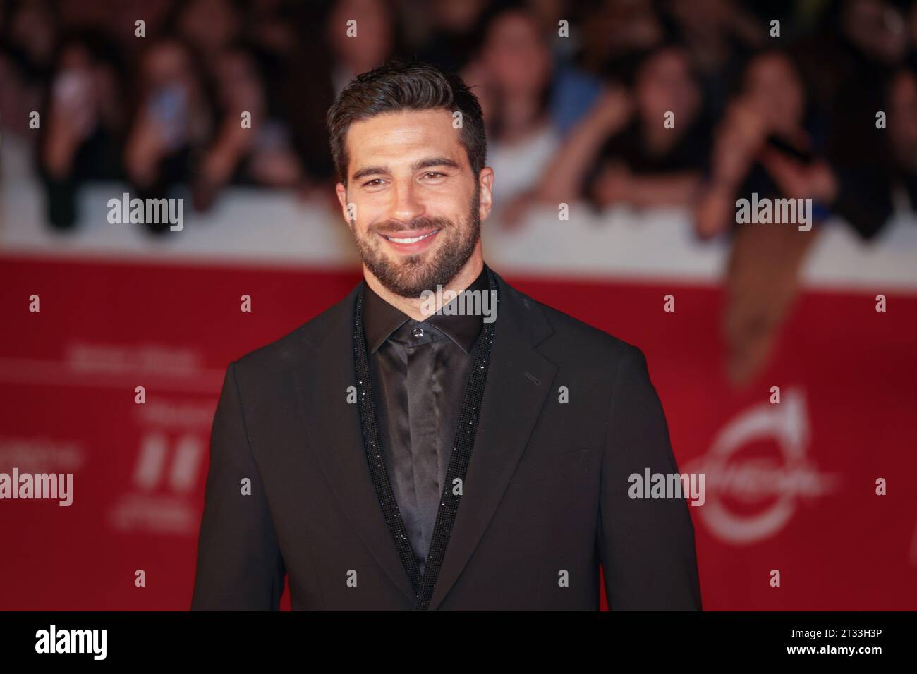 Rome, Italy - October 22, 2023: Alvise Rigo attends the red carpet of ...