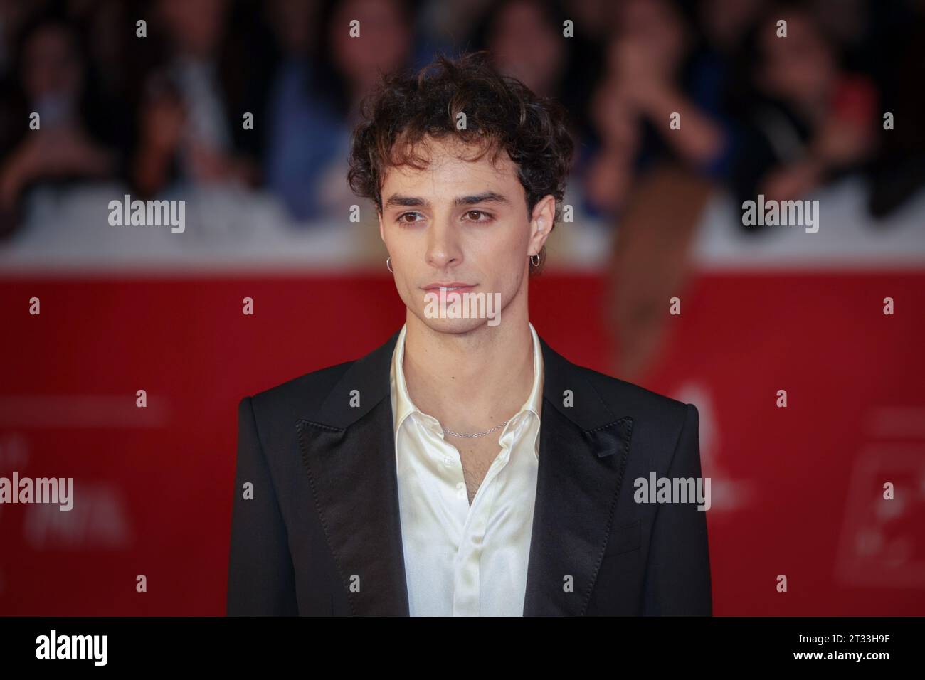 Rome, Italy - October 22, 2023: Damiano Gavino attends the red carpet ...