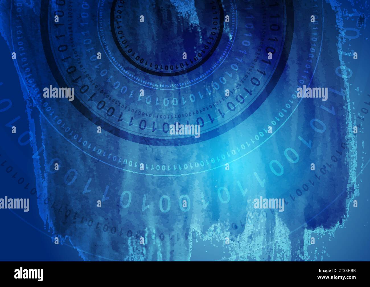 Dark blue art watercolor Stock Vector Images - Alamy