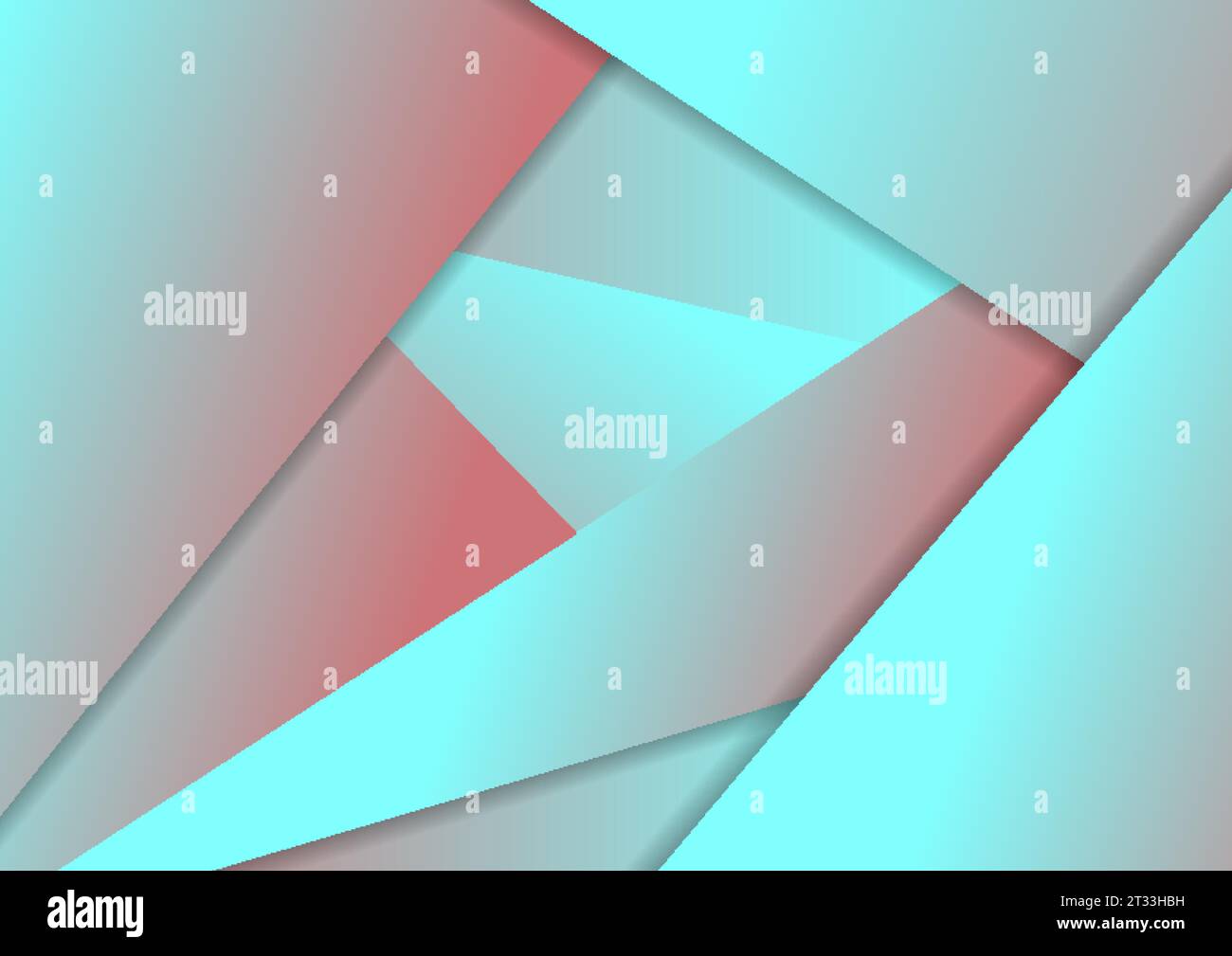 Cyan and red abstract corporate material minimal background. Vector ...