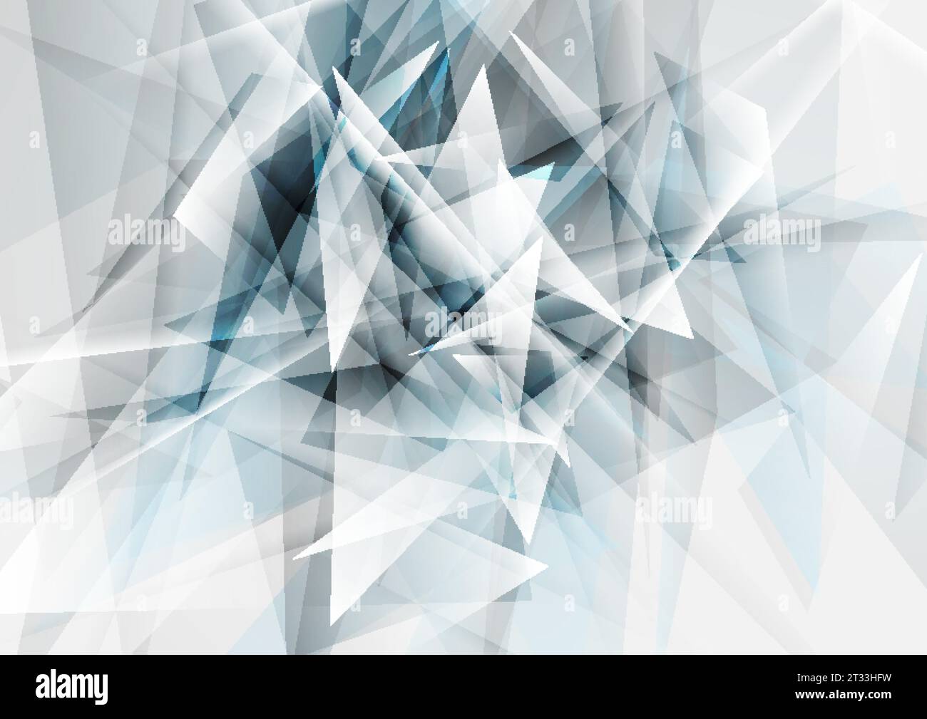 Glossy blue grey abstract low poly technology background. Geometry ...