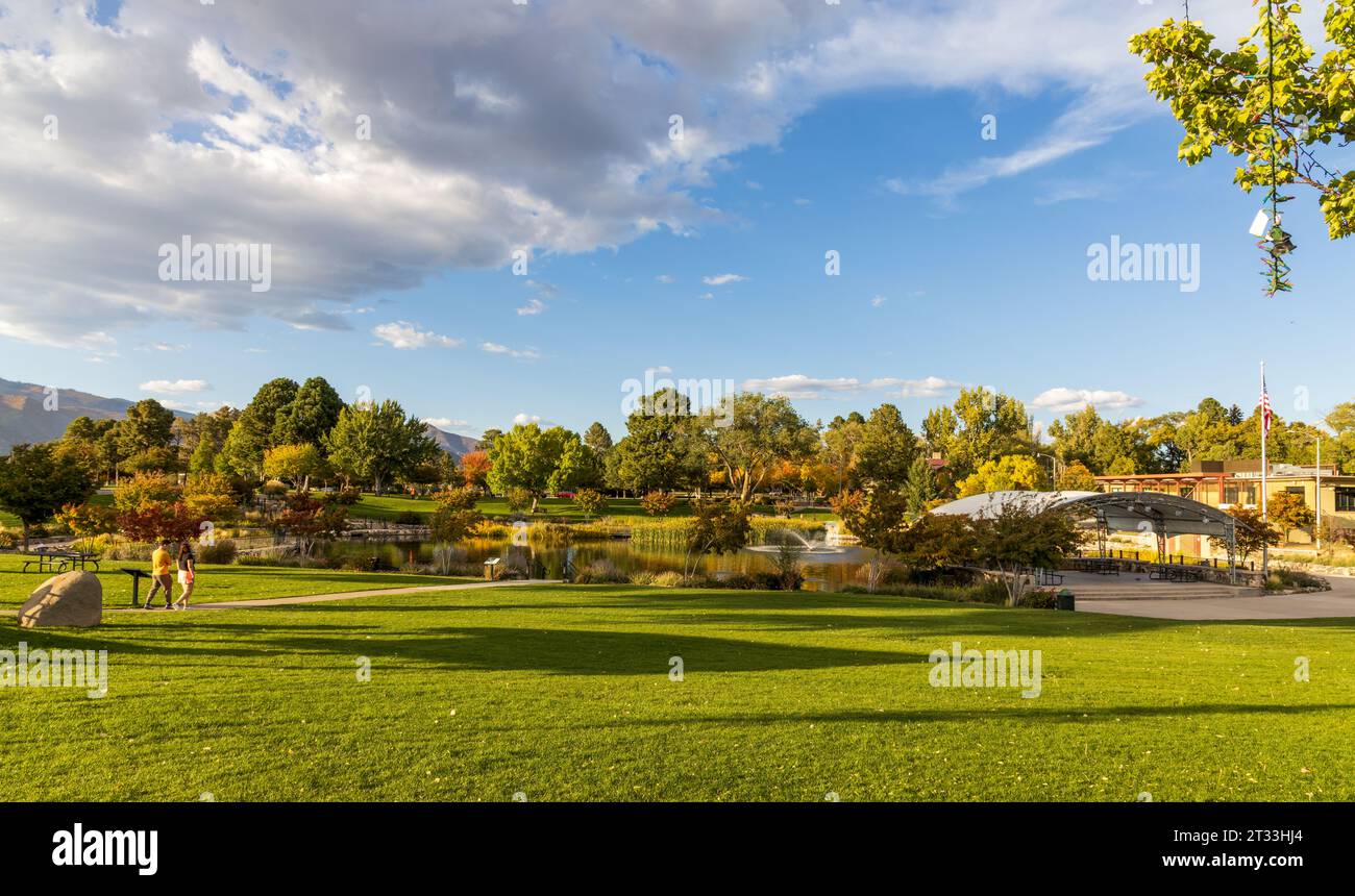 Scenic view of Manhattan Project National Historical Park in Los Alamos ...