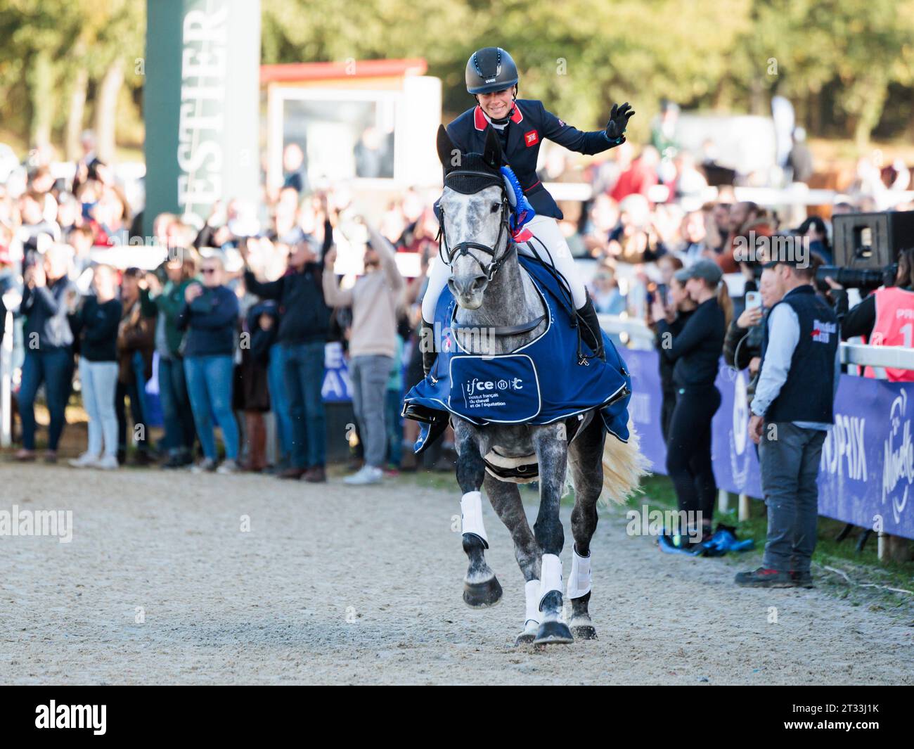 Izzy TAYLOR of Great Britain with Barrington Alice winner of the the ...