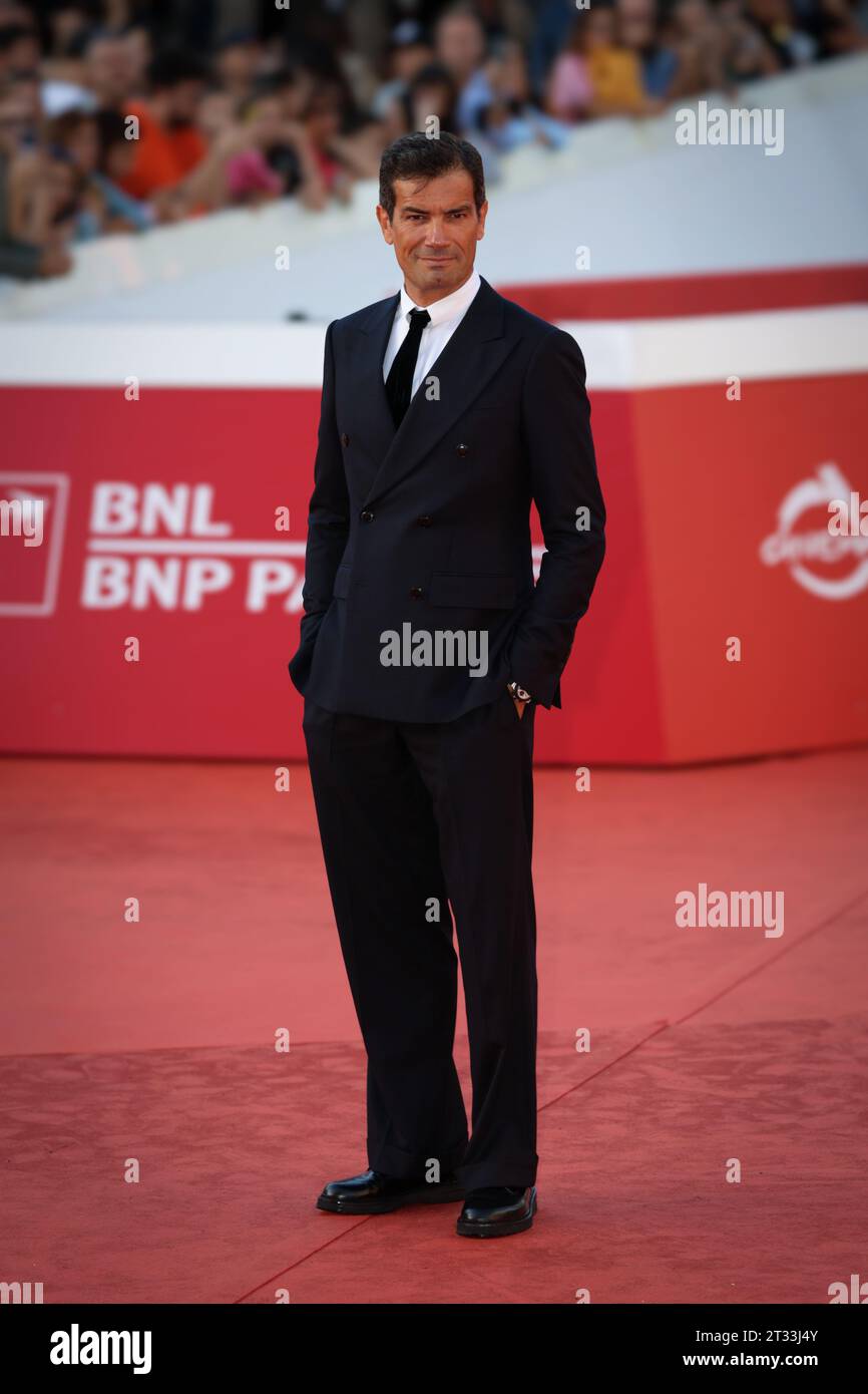 Rome, Italy - October 22, 2023: Marco Bonini attends the red carpet of ...