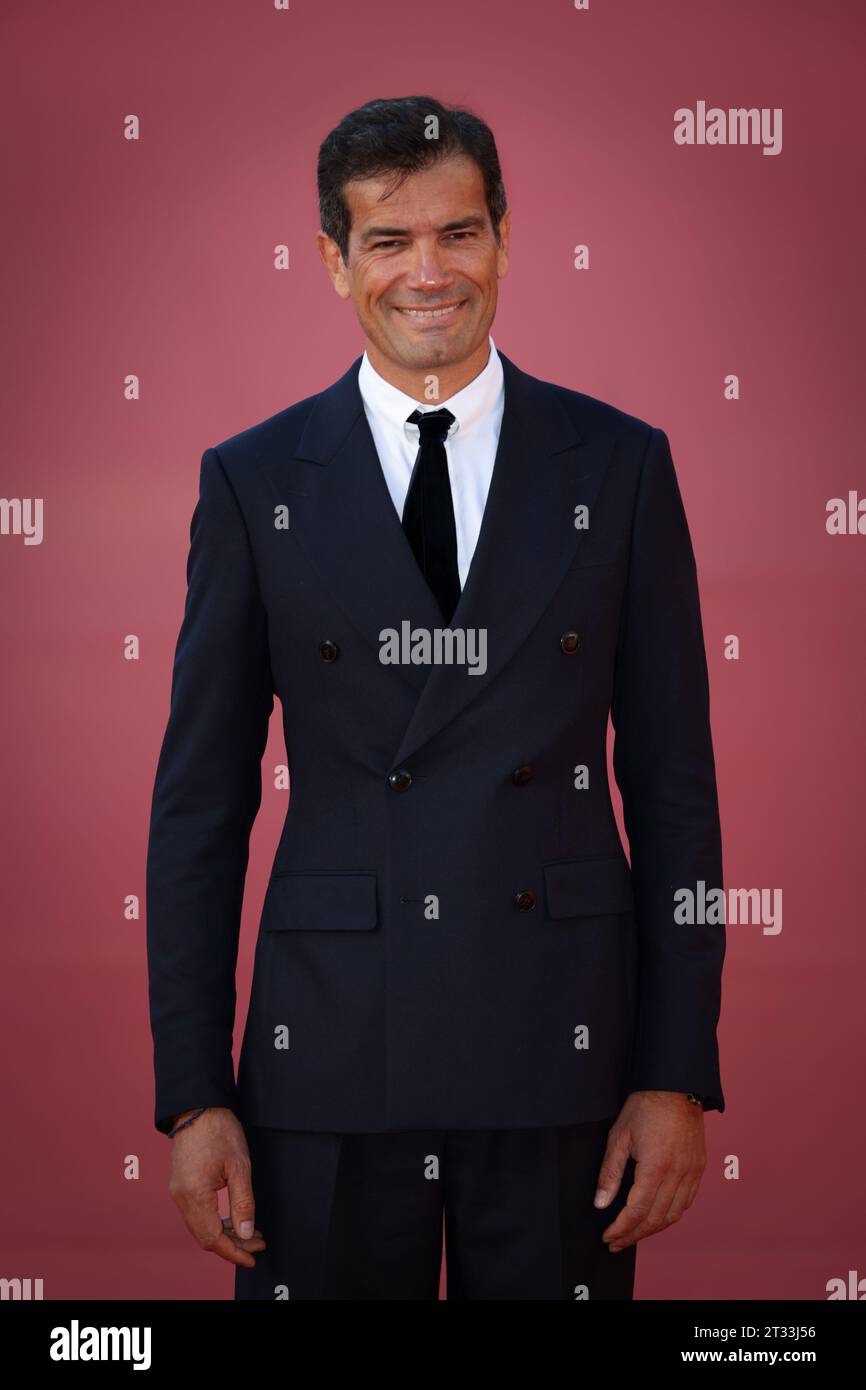 Rome, Italy - October 22, 2023: Marco Bonini attends the red carpet of ...