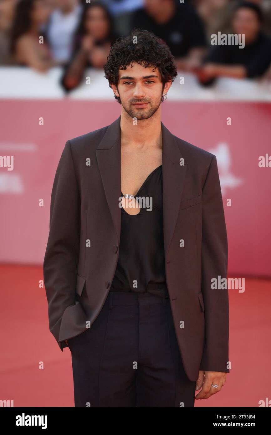 Rome, Italy - October 22, 2023: Massimiliano Caiazzo attends the red ...
