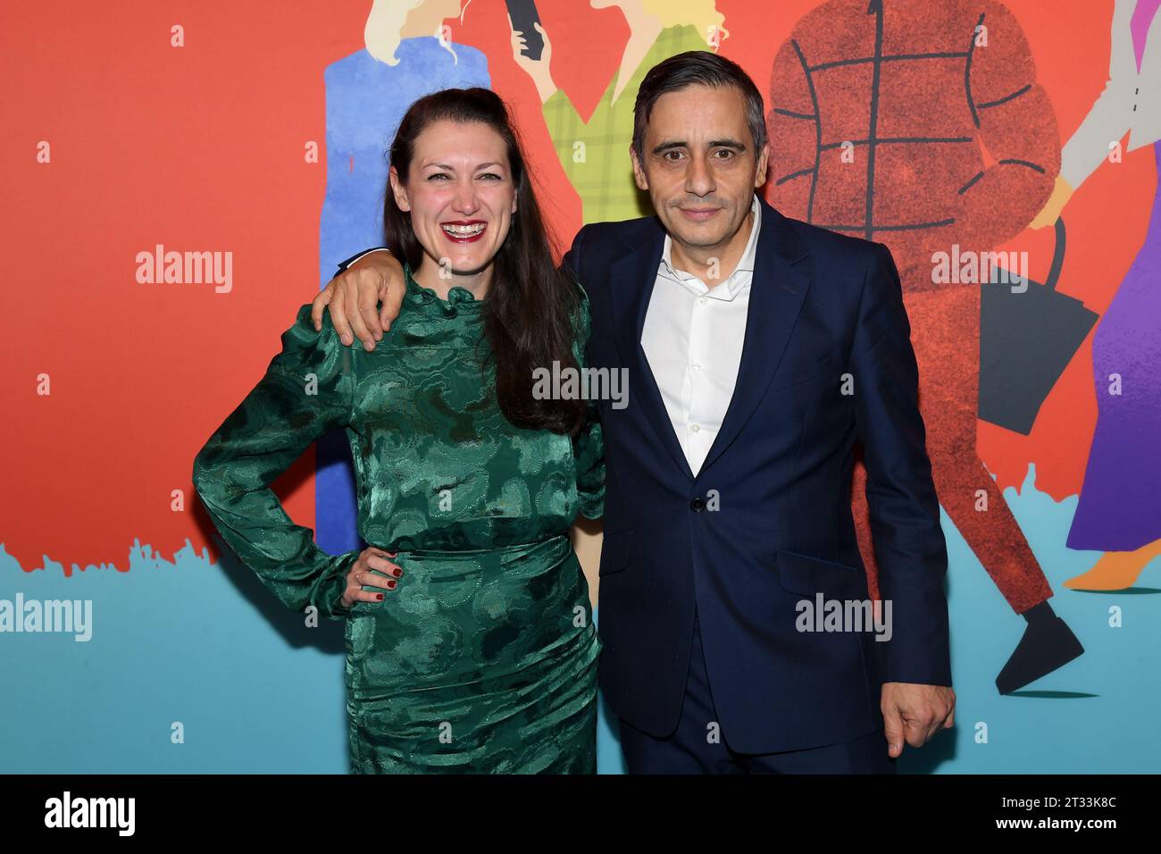 New York, USA. 22nd Oct, 2023. Meredith Hodges, CEO, The Shed, and Alex ...