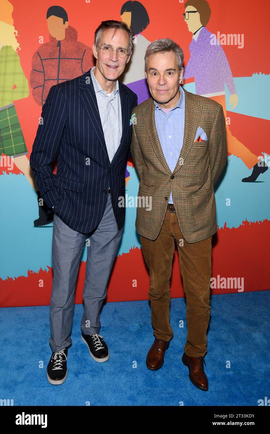 New York, USA. 22nd Oct, 2023. Howard McGillin and Richard Samson ...