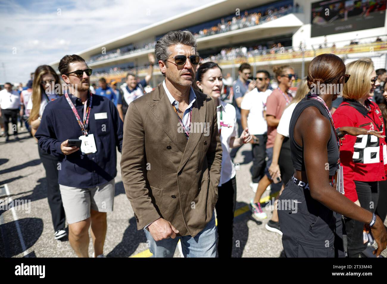 Patrick Dempsey, portrait during the 2023 Formula 1 Lenovo United ...
