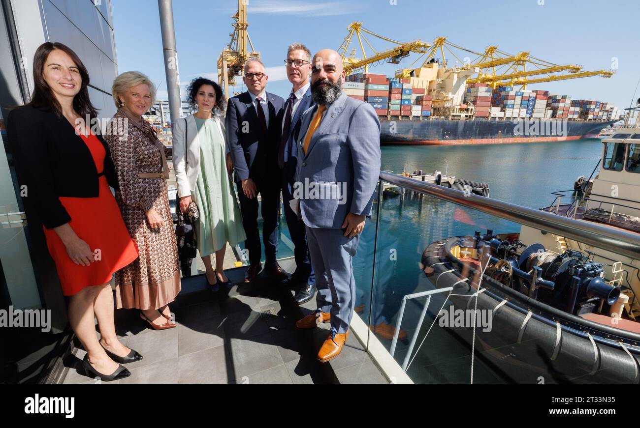 Sydney, Australia. 23rd Oct, 2023. CEO NSW Ports Marika Calfas ...