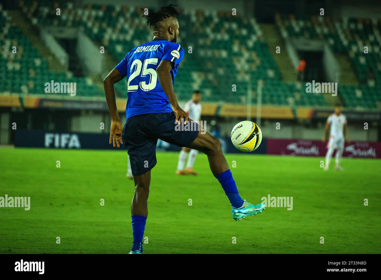 UYO, NIGERIA - OCTOBER 22: Alalibo Orinate of Enyimba during the ...