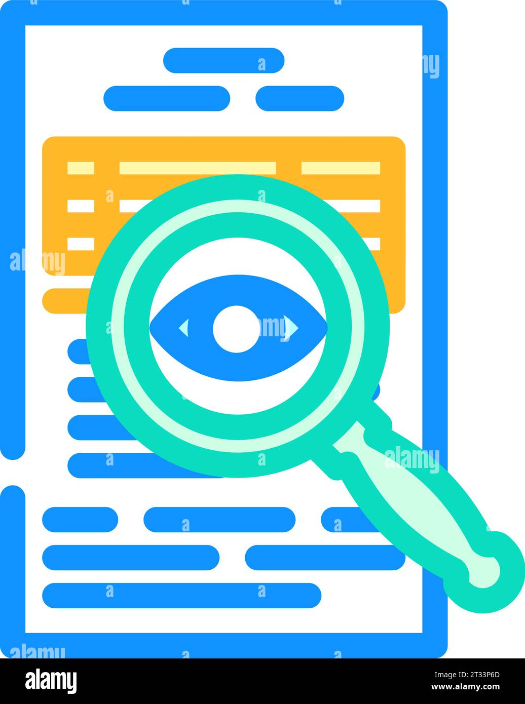 audit trail color icon vector illustration Stock Vector Image & Art - Alamy