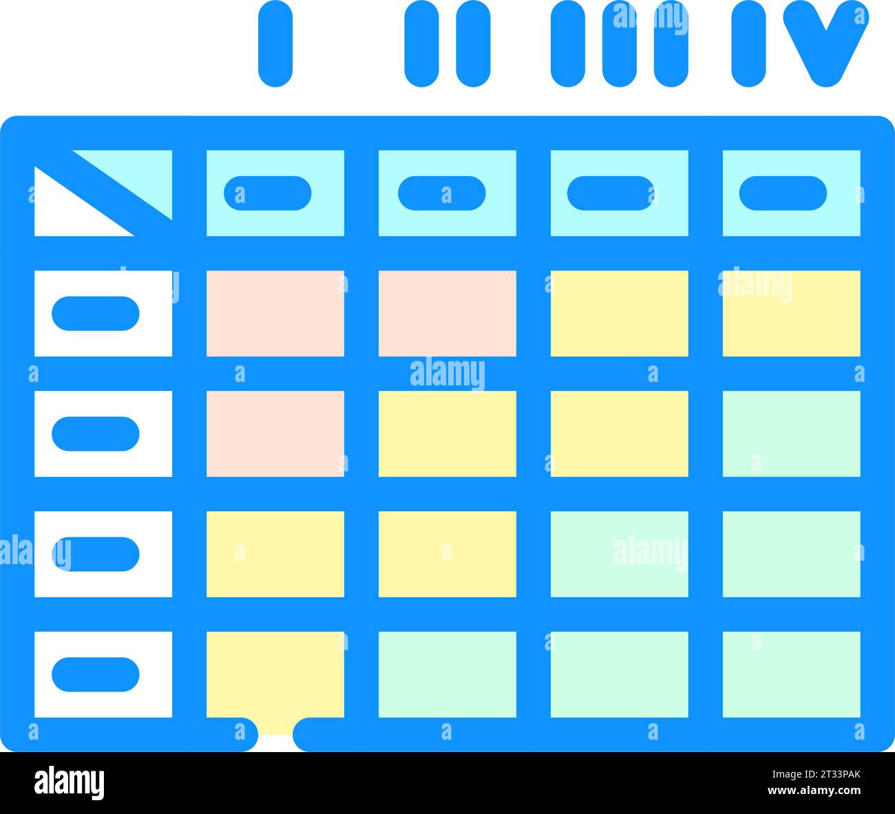risk assessment color icon vector illustration Stock Vector Image & Art ...