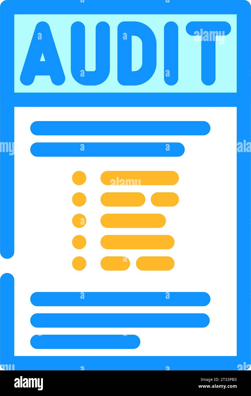 audit checklist color icon vector illustration Stock Vector Image & Art ...