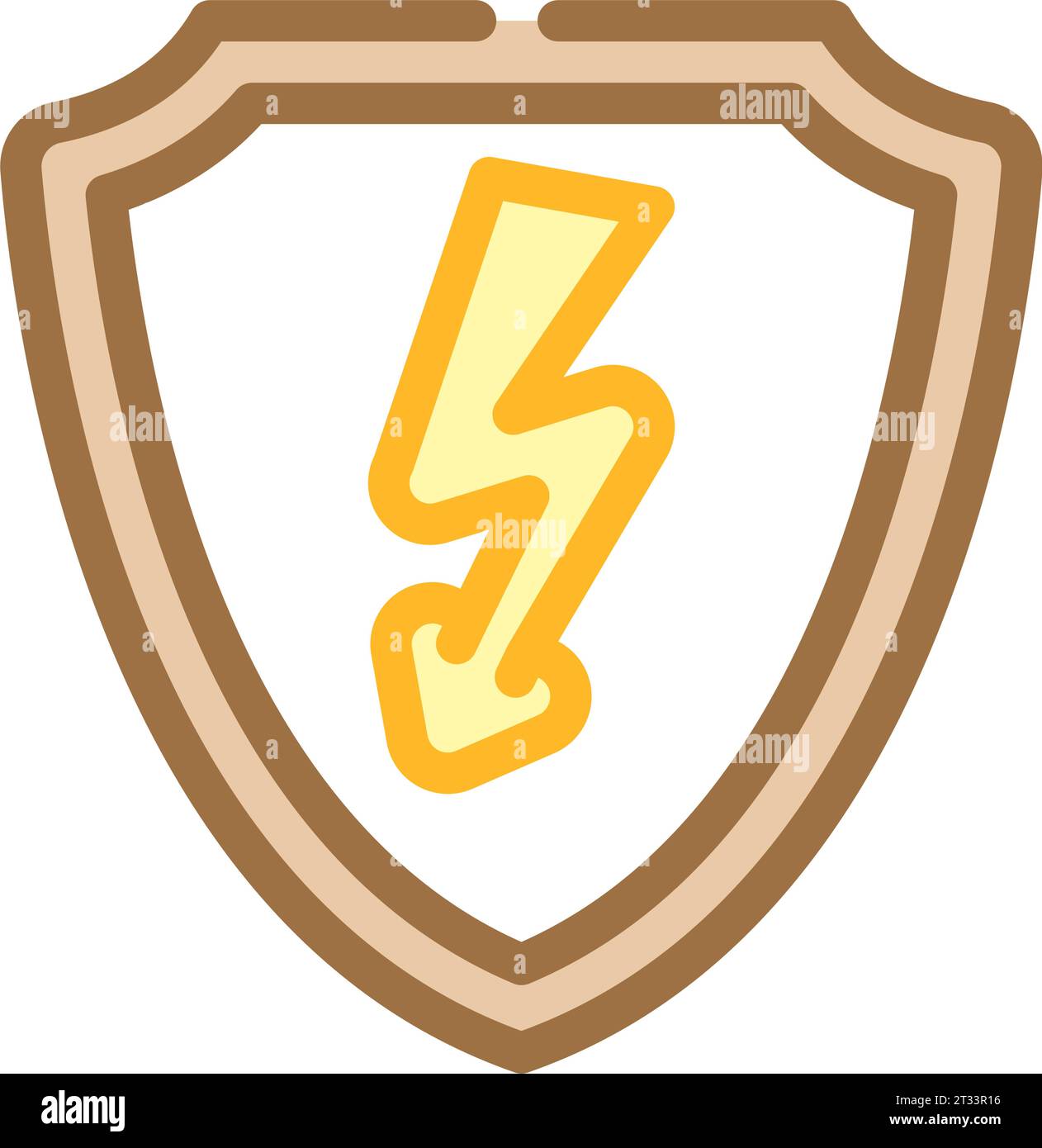 security electricity color icon vector illustration Stock Vector Image ...