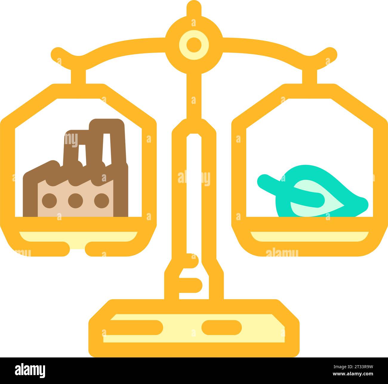 environmental compliance color icon vector illustration Stock Vector ...