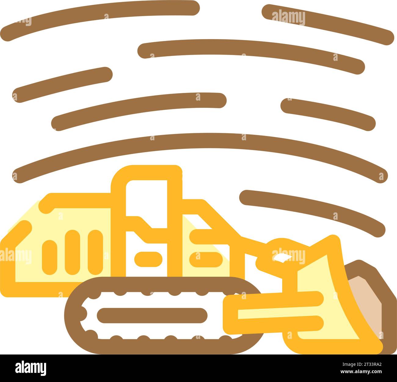 Surface coal mine site Stock Vector Images - Alamy