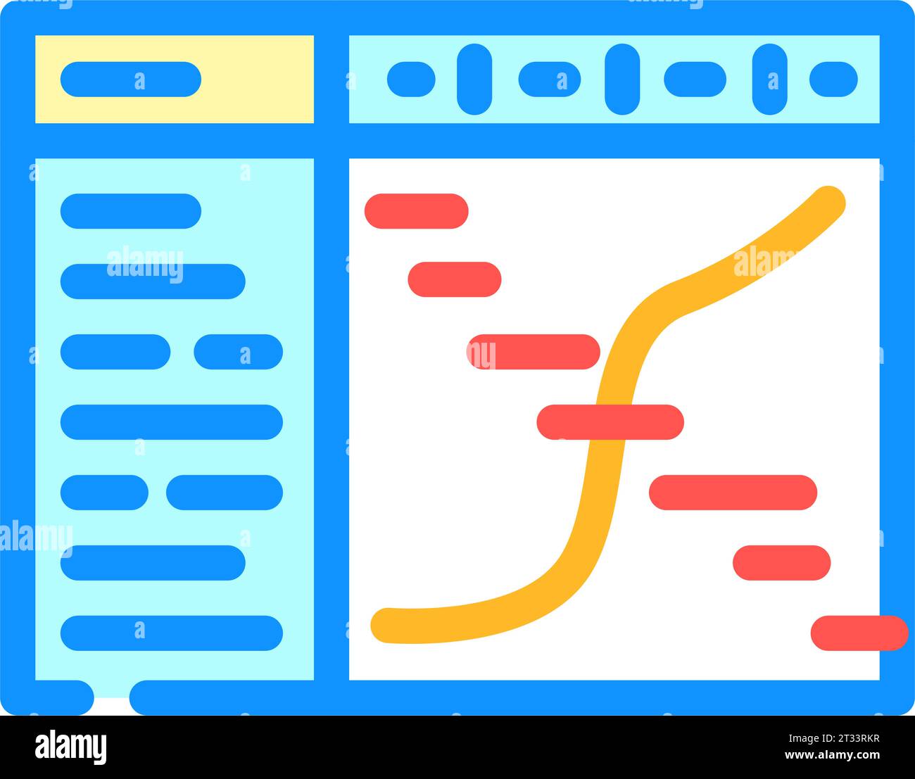 resource assessment mining color icon vector illustration Stock Vector ...