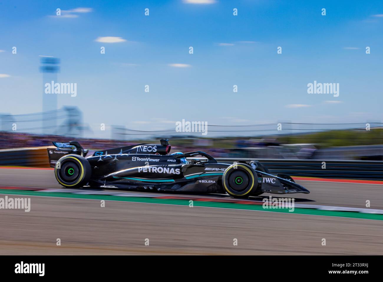 Austin, Texas - October 22th, 2023: George Russell, driver of the #63 ...