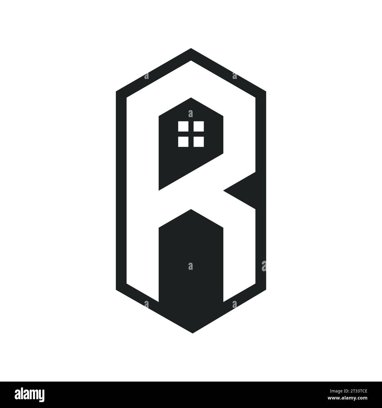 building letter R logo design concept on white background. vector ...
