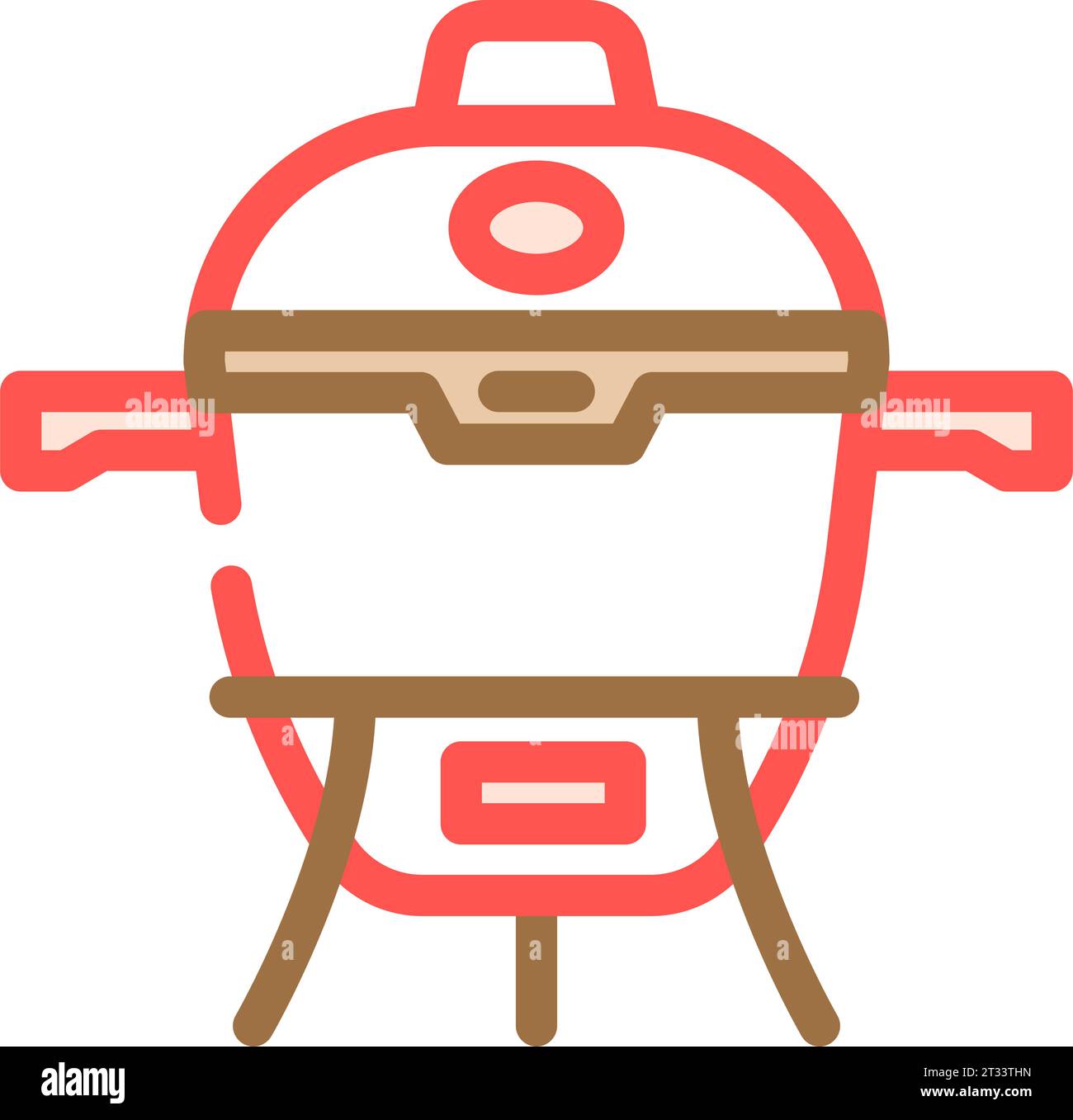 smoker meat color icon vector illustration Stock Vector Image & Art - Alamy