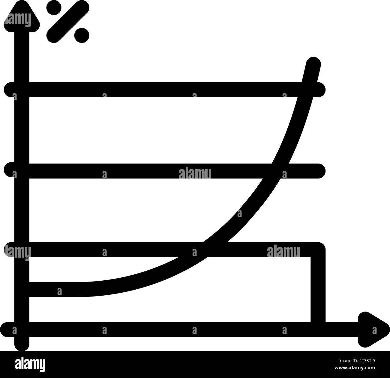 profit margin line icon vector illustration Stock Vector Image & Art ...