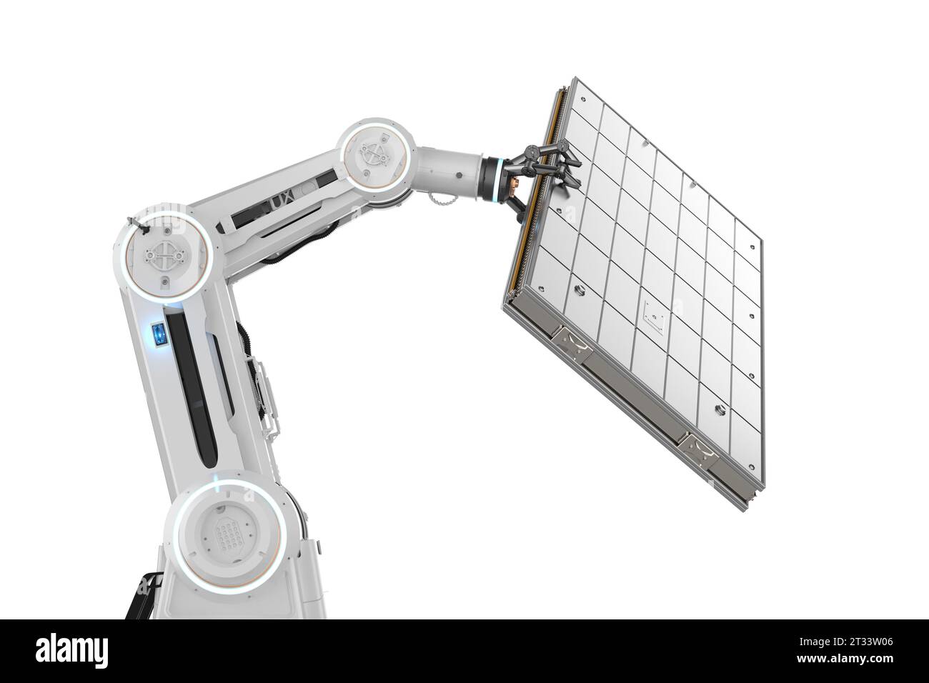 Automation battery manufacturing with 3d rendering electric car battery ...