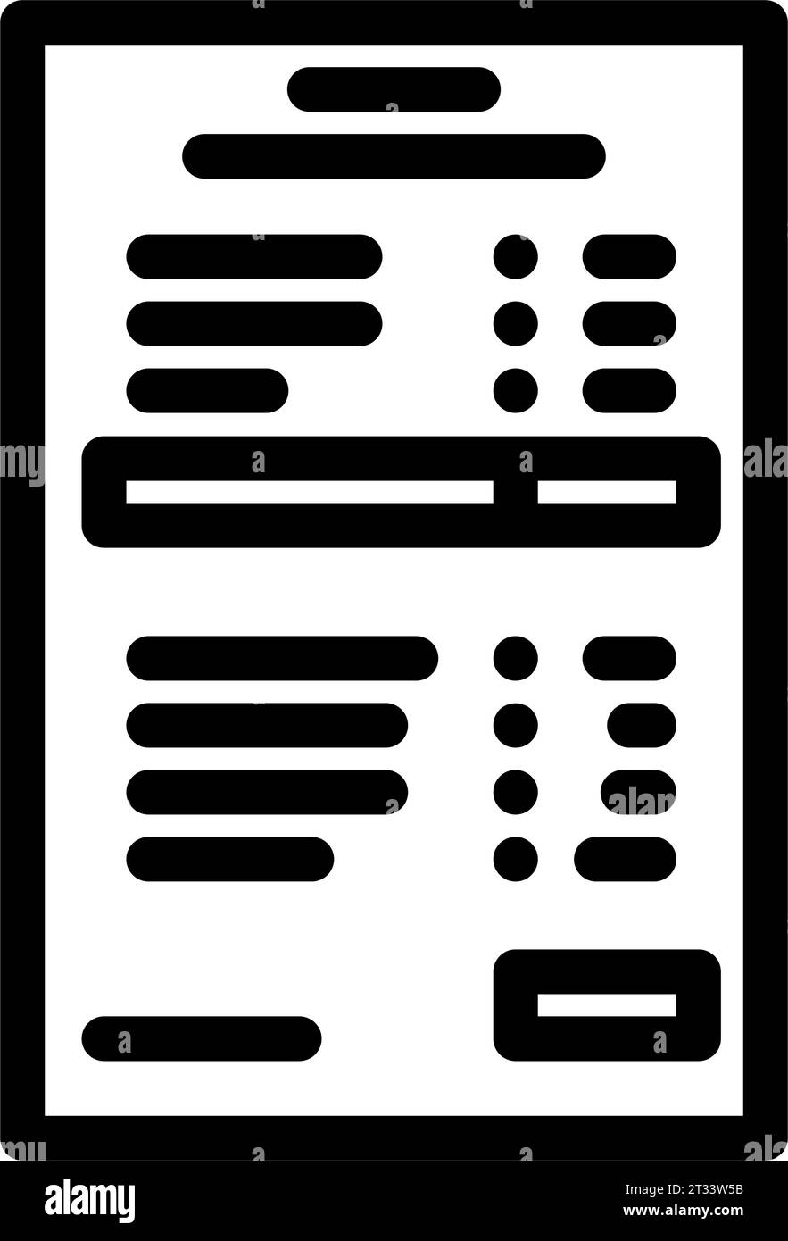 balance sheet line icon vector illustration Stock Vector Image & Art ... balance sheet line icon vector illustration Stock Vector Image & Art ...