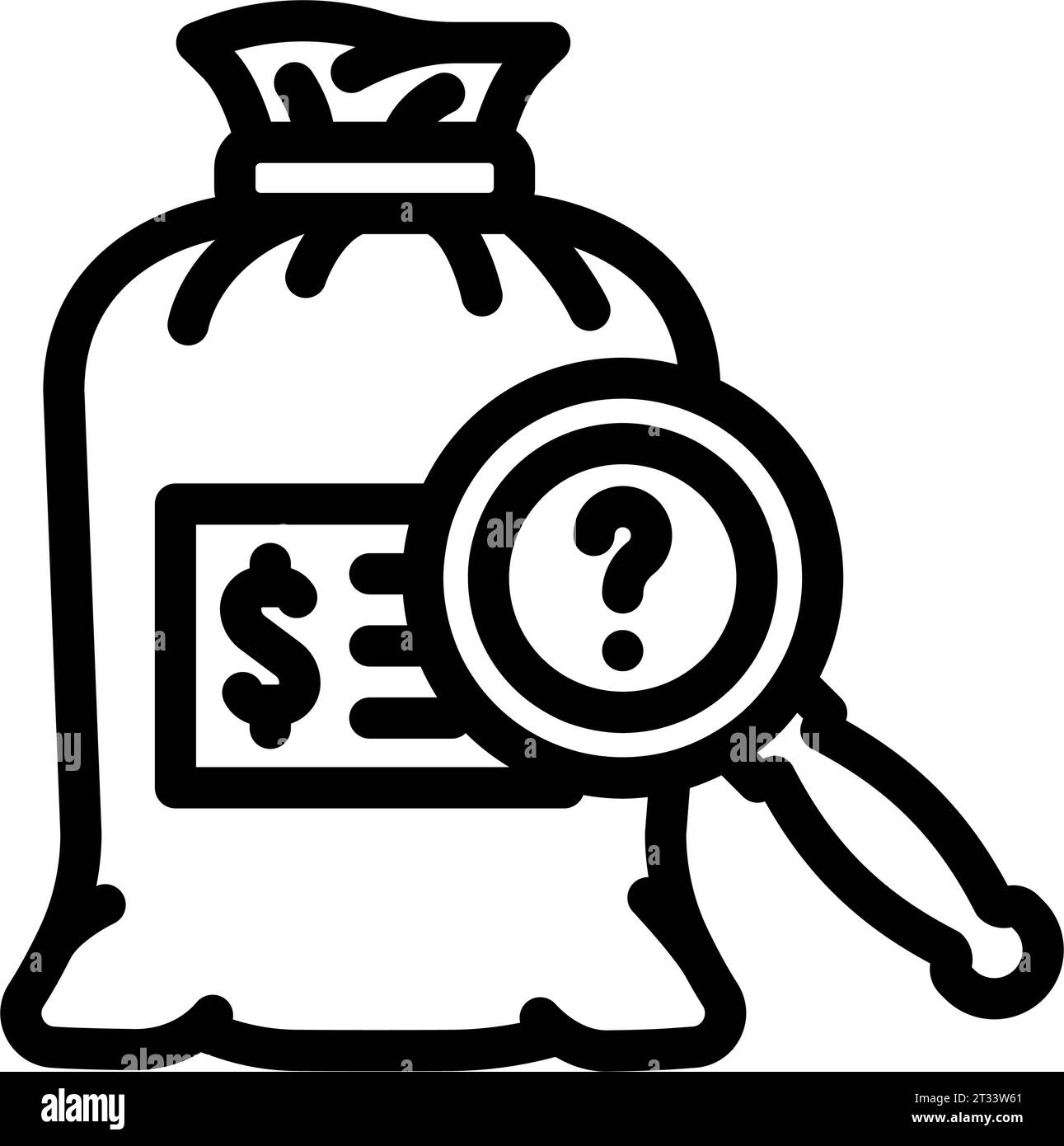 asset valuation line icon vector illustration Stock Vector Image & Art ...