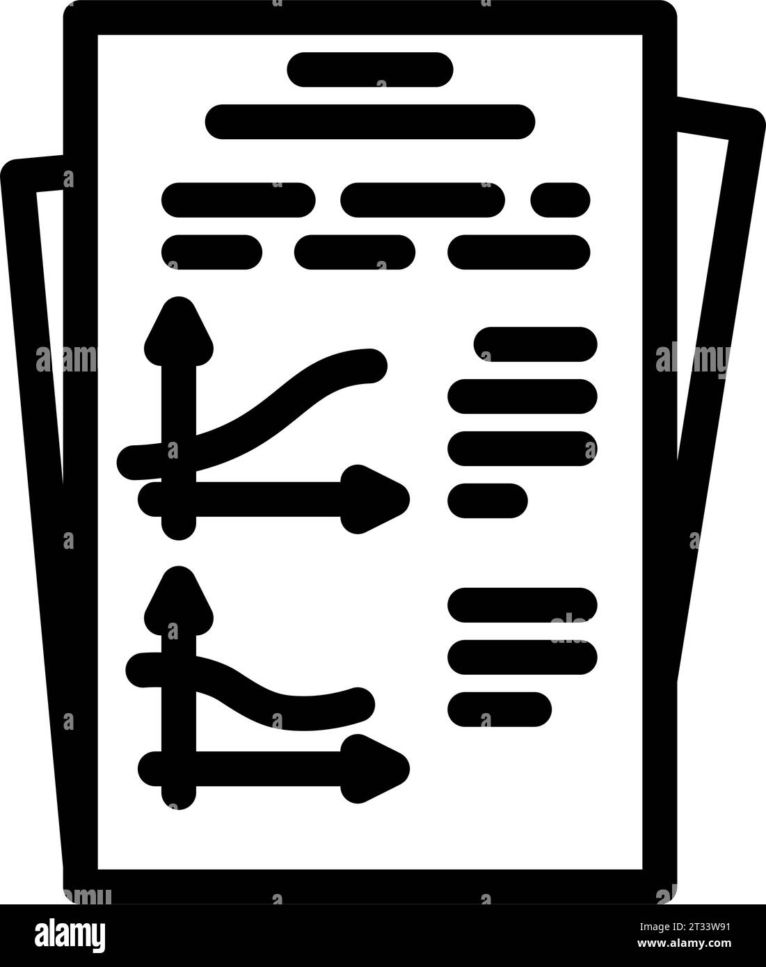 income statement line icon vector illustration Stock Vector Image & Art ...