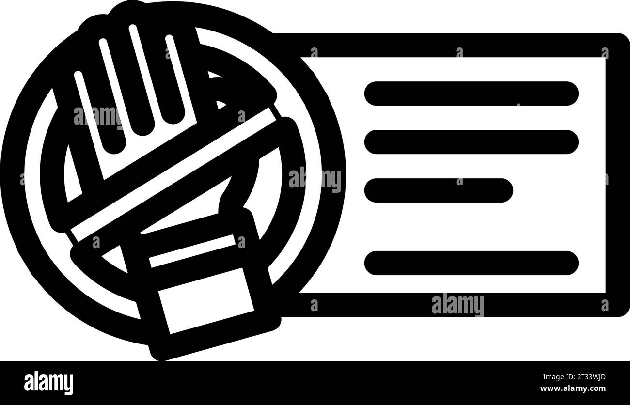 beware electricity line icon vector illustration Stock Vector Image ...