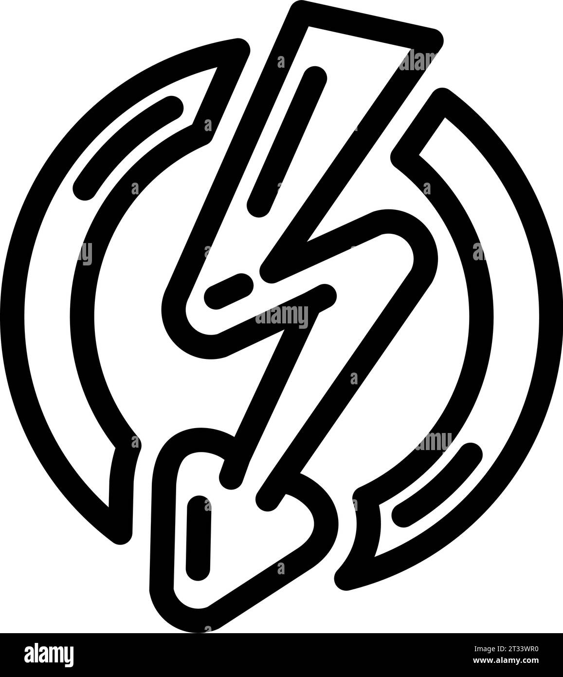 energy electricity line icon vector illustration Stock Vector Image ...