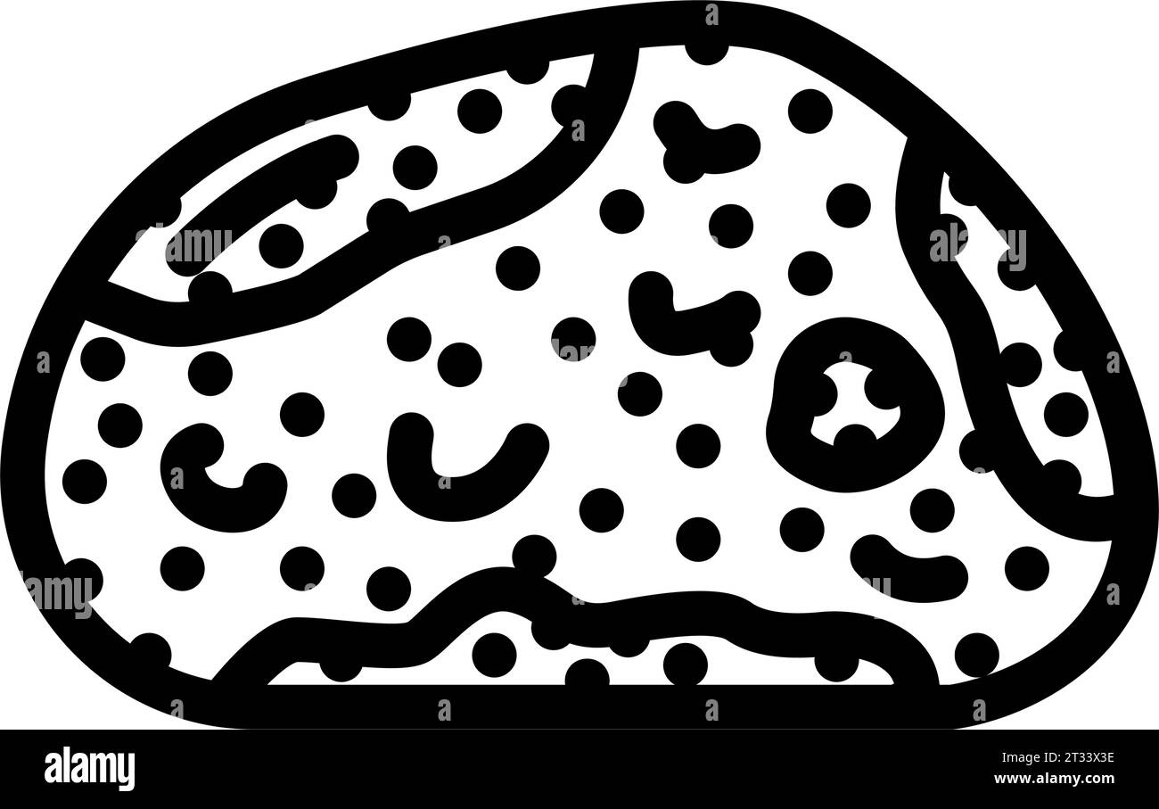 bread rotten food line icon vector illustration Stock Vector Image ...