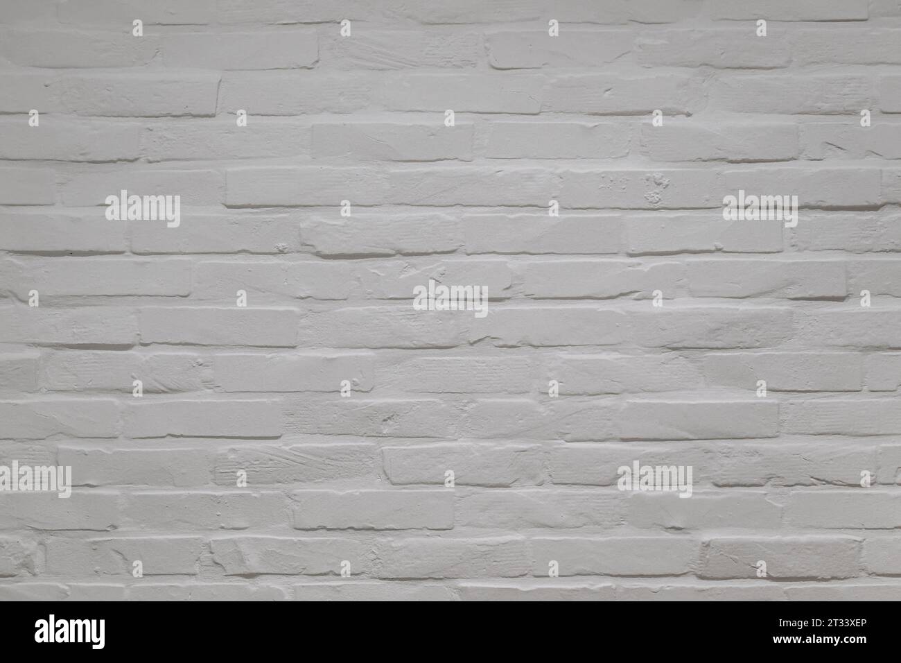 White brick wall background. Modern interior decoration pattern ...