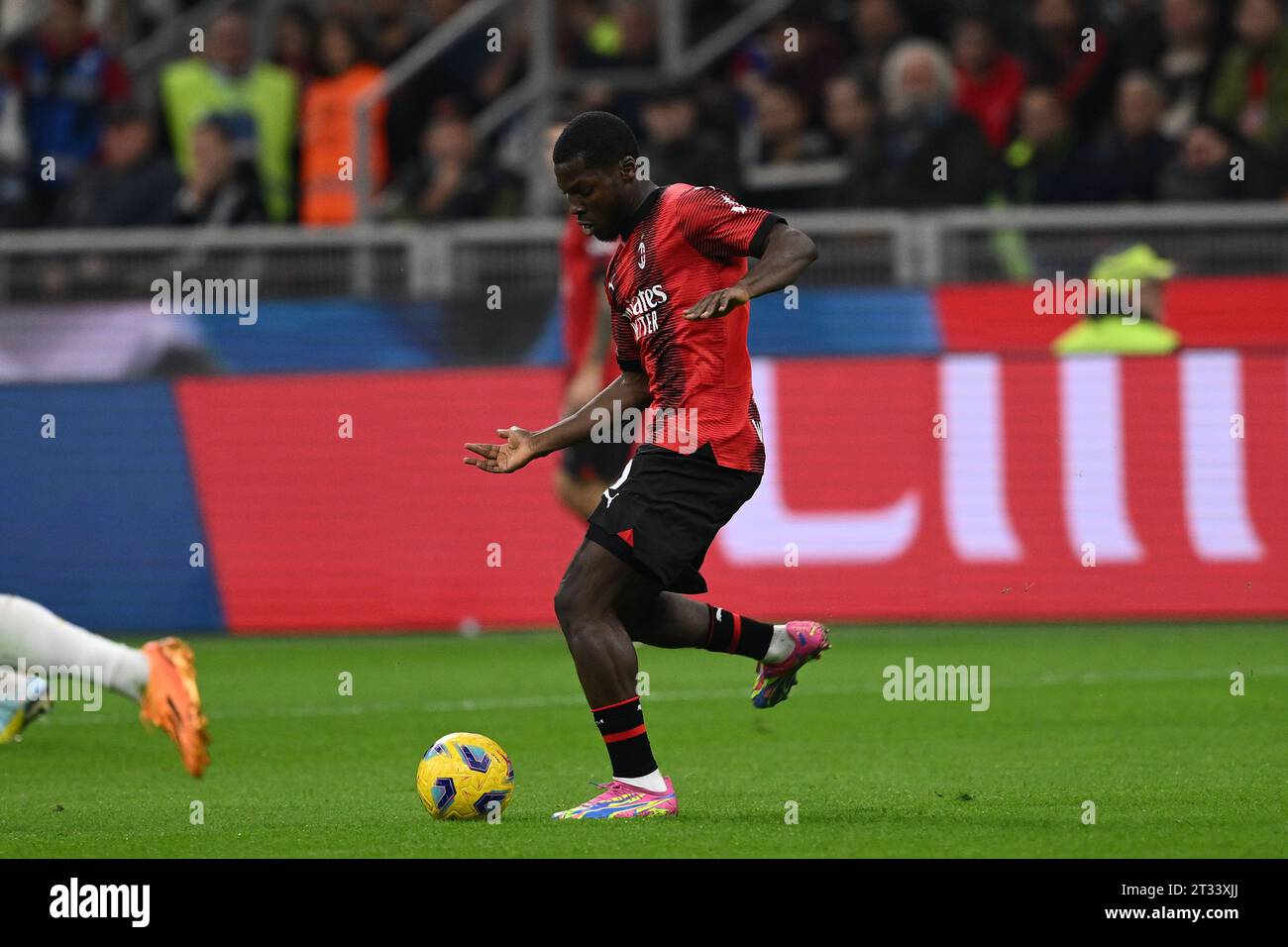 Yunus Musah (Milan) during the Italian "Serie A" match between Milan 0-1 Juventus at Giuseppe ...
