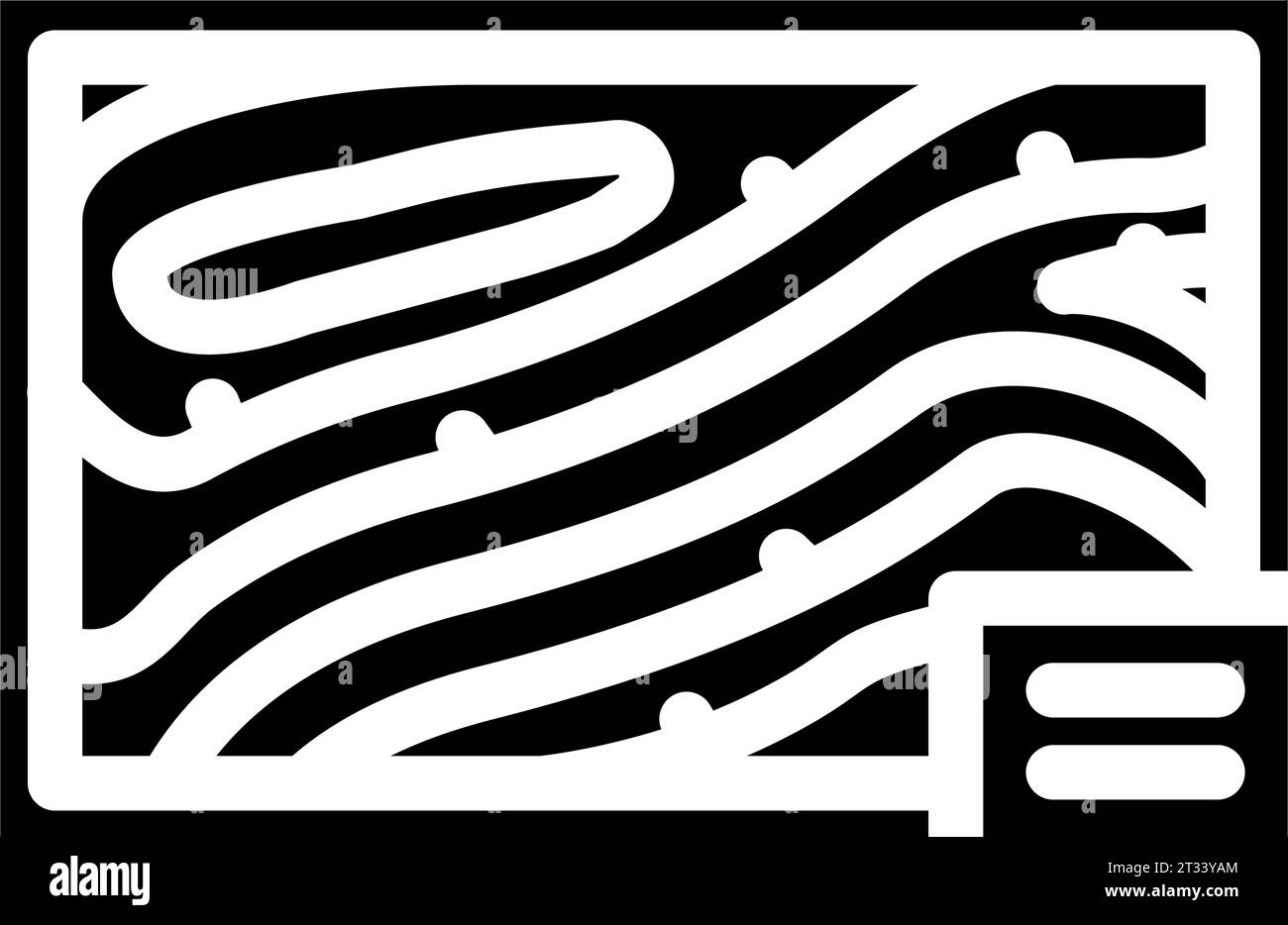 geologic mapping mining glyph icon vector illustration Stock Vector ...