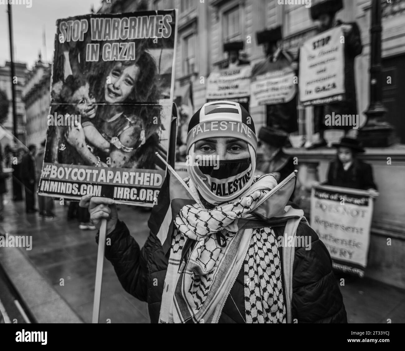 Peace and justice rally Black and White Stock Photos & Images - Alamy