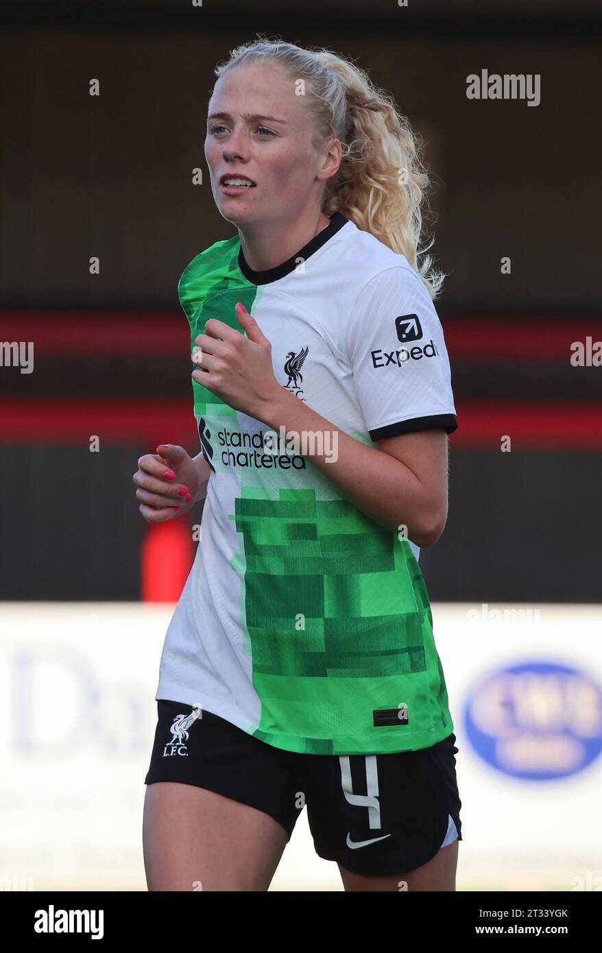 Grace Fisk of Liverpool Women during THE FA WOMEN'S SUPER LEAGUE match ...