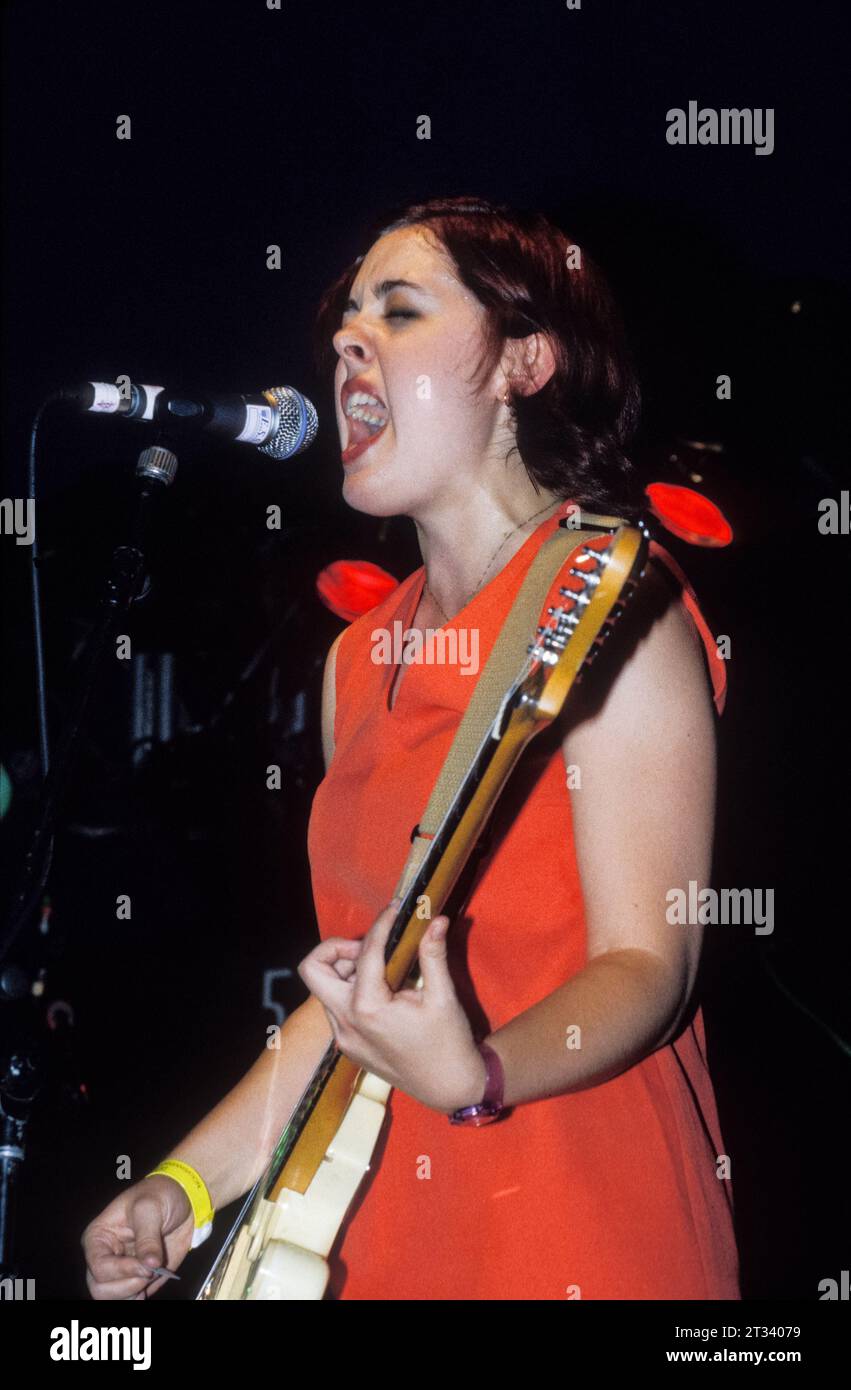 Corin Tucker of American band Sleater-Kinney on the BBC Radio One ...
