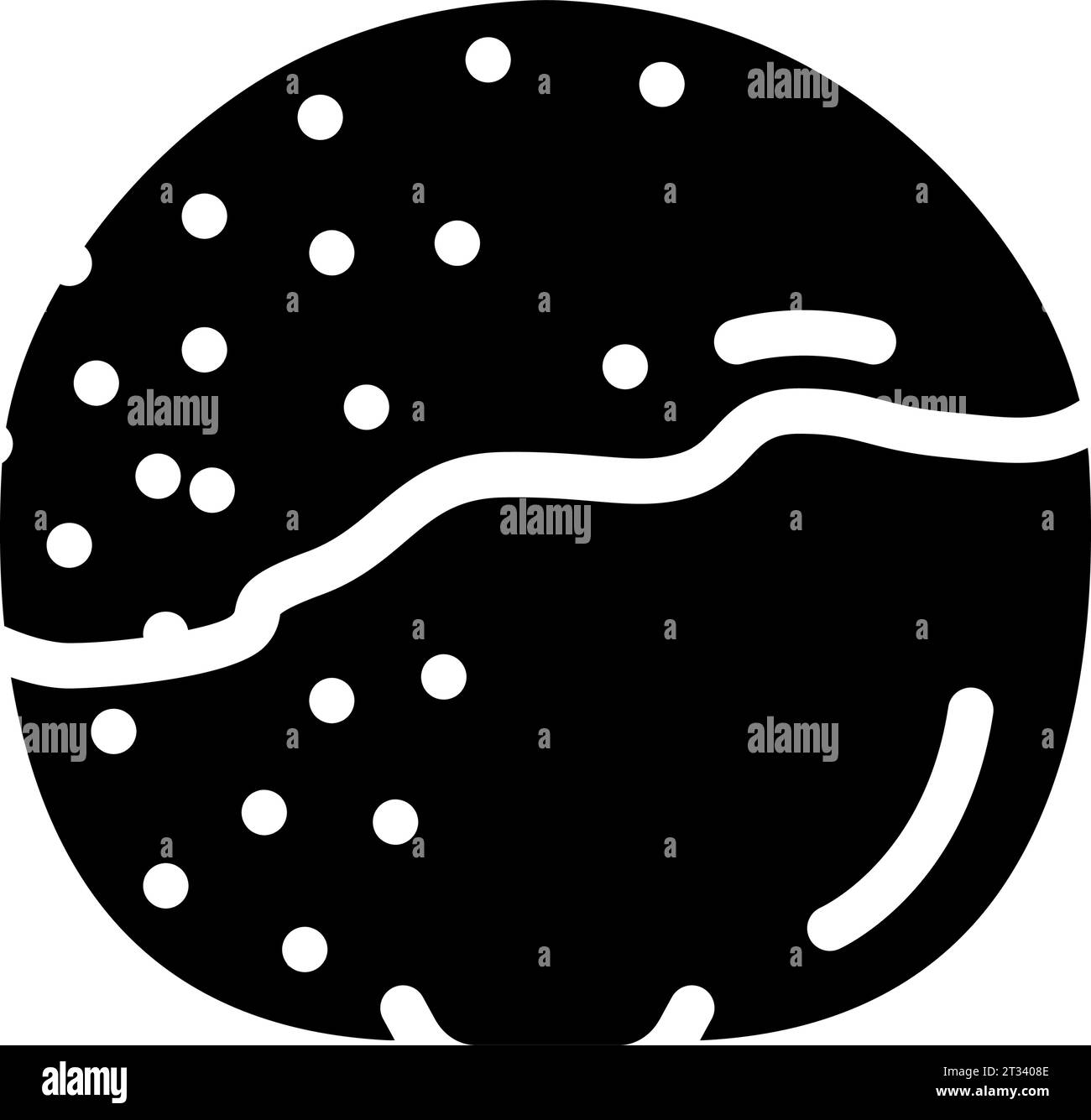 orange rotten food glyph icon vector illustration Stock Vector Image ...