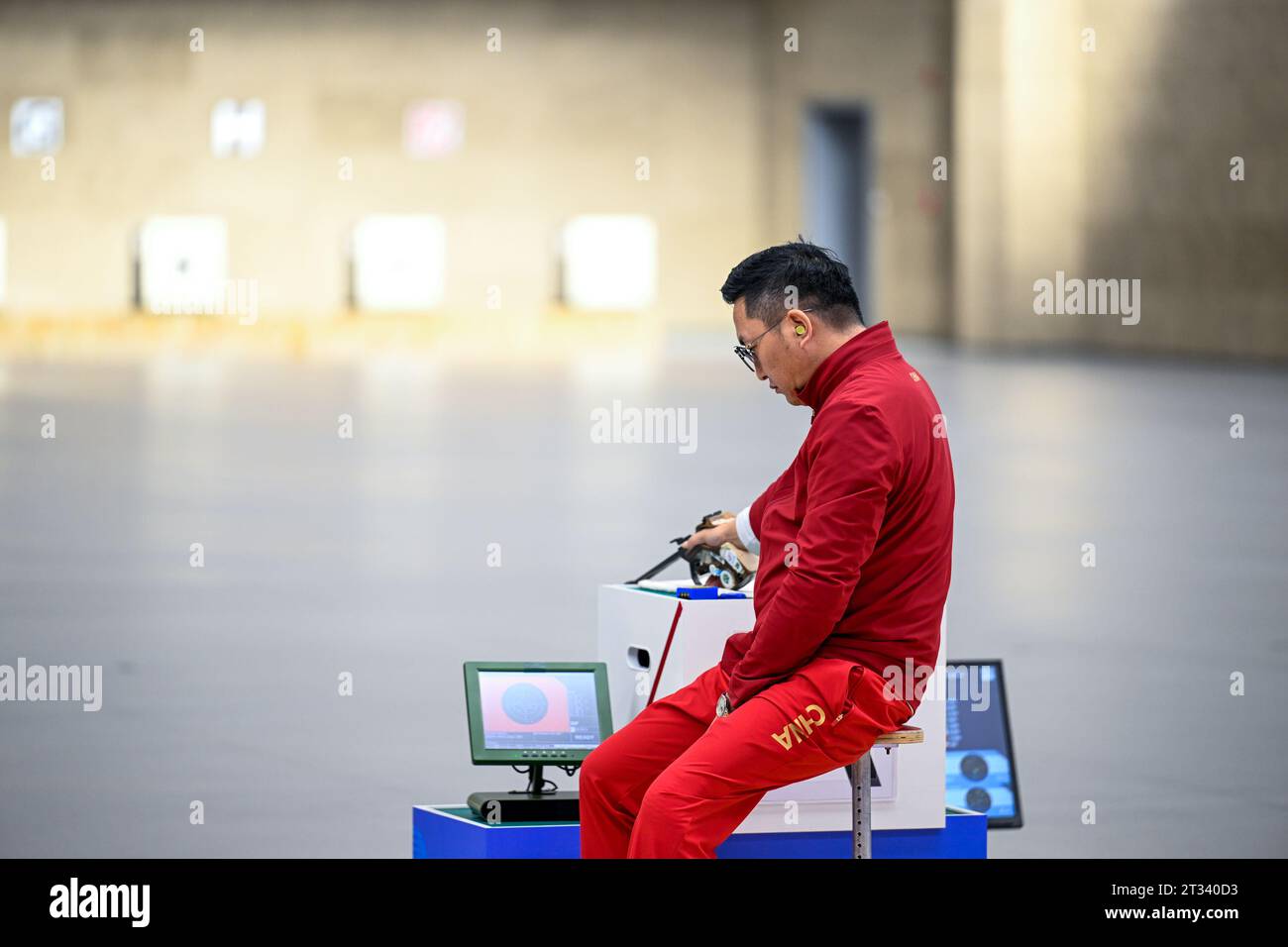 Hangzhou, China's Zhejiang Province. 23rd Oct, 2023. Yang Chao of China ...