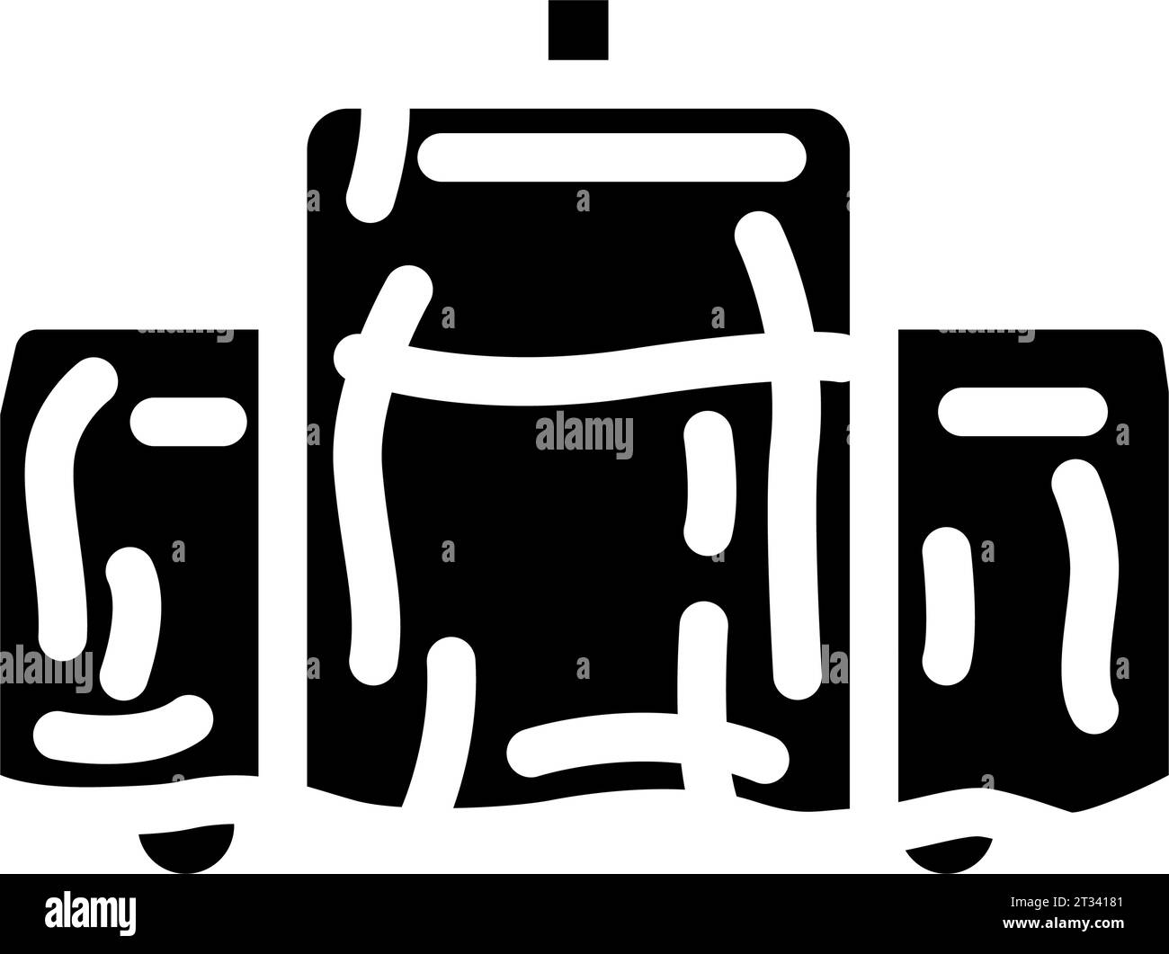 cover smoker glyph icon vector illustration Stock Vector Image & Art ...